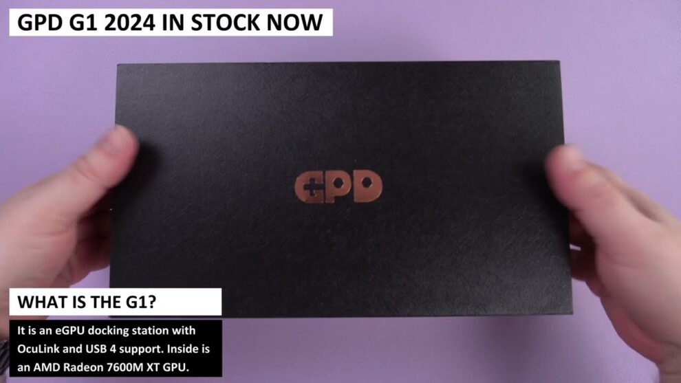 GPD G1 eGPU | Boost Your Gaming Performance