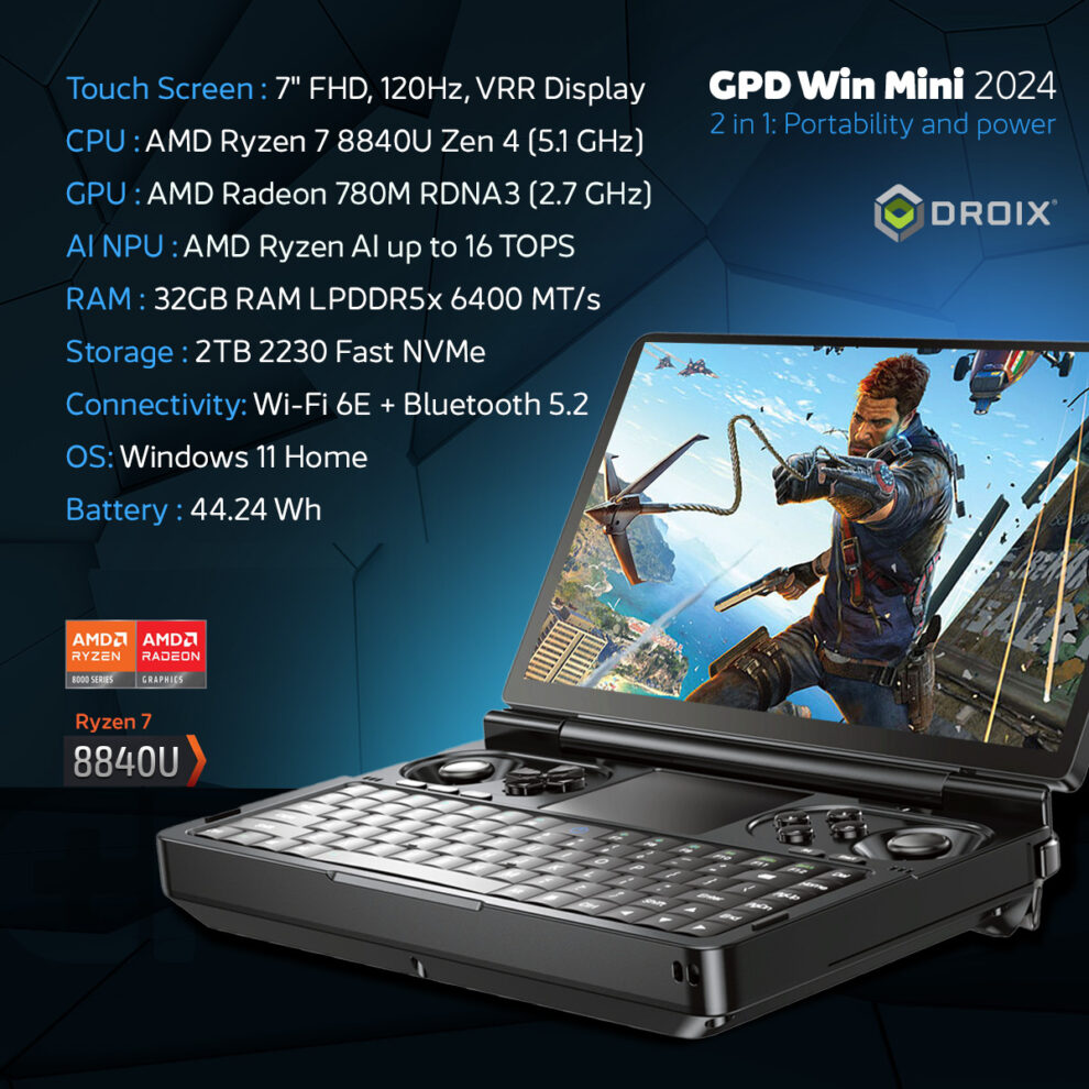 GPD WIN Mini (2024) 🎮 | Ultra-Portable High-Performance Gaming PC