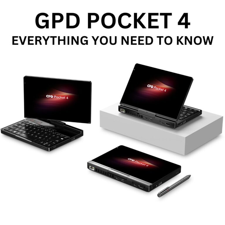 Présentation du GPD Pocket 4 : un mini-ordinateur portable et une ...