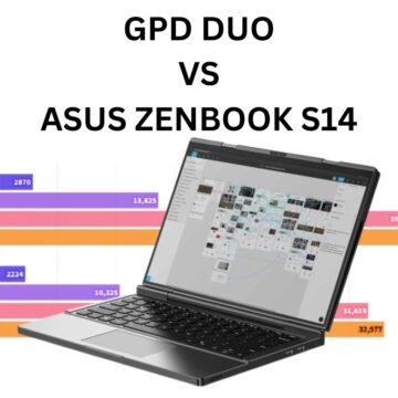 GPD Duo VS ASUS Zenbook S14 compared • GPD | PC Gaming Handhelds & Mini ...