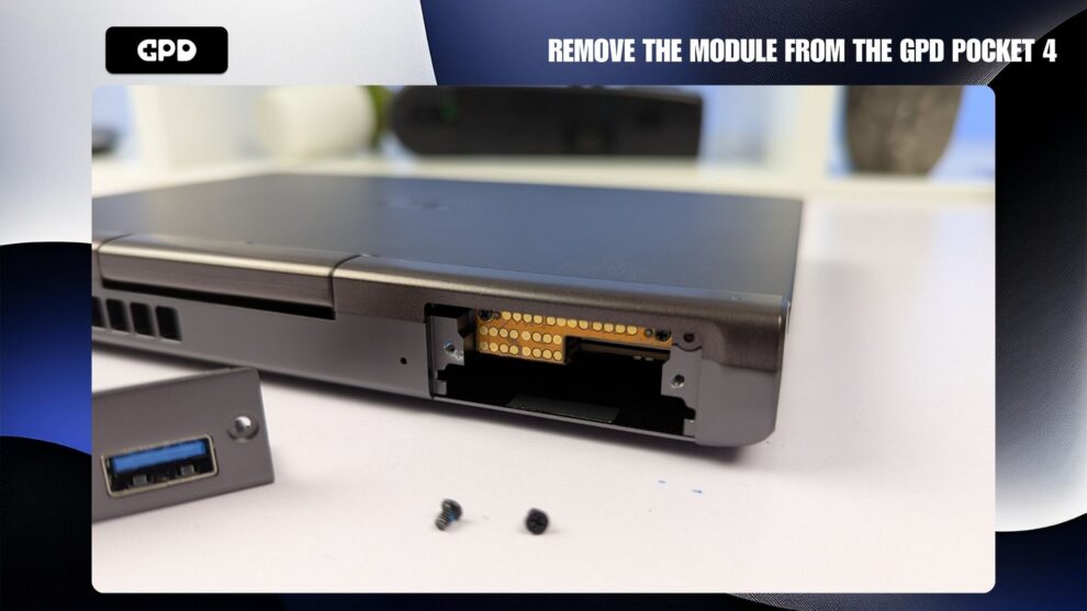 How to change the module on the GPD Pocket 4 - GPD | PC Gaming ...