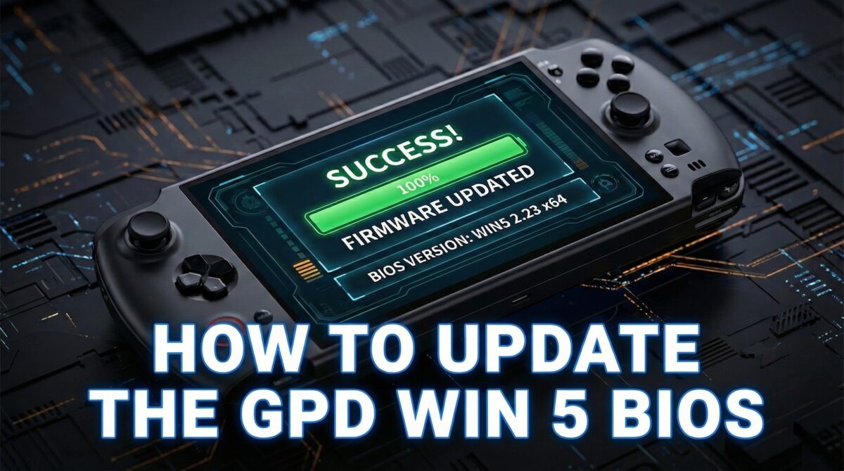 GPD WIN 5 BIOSのアップデート方法 - GPD Store PC Gaming Handhelds